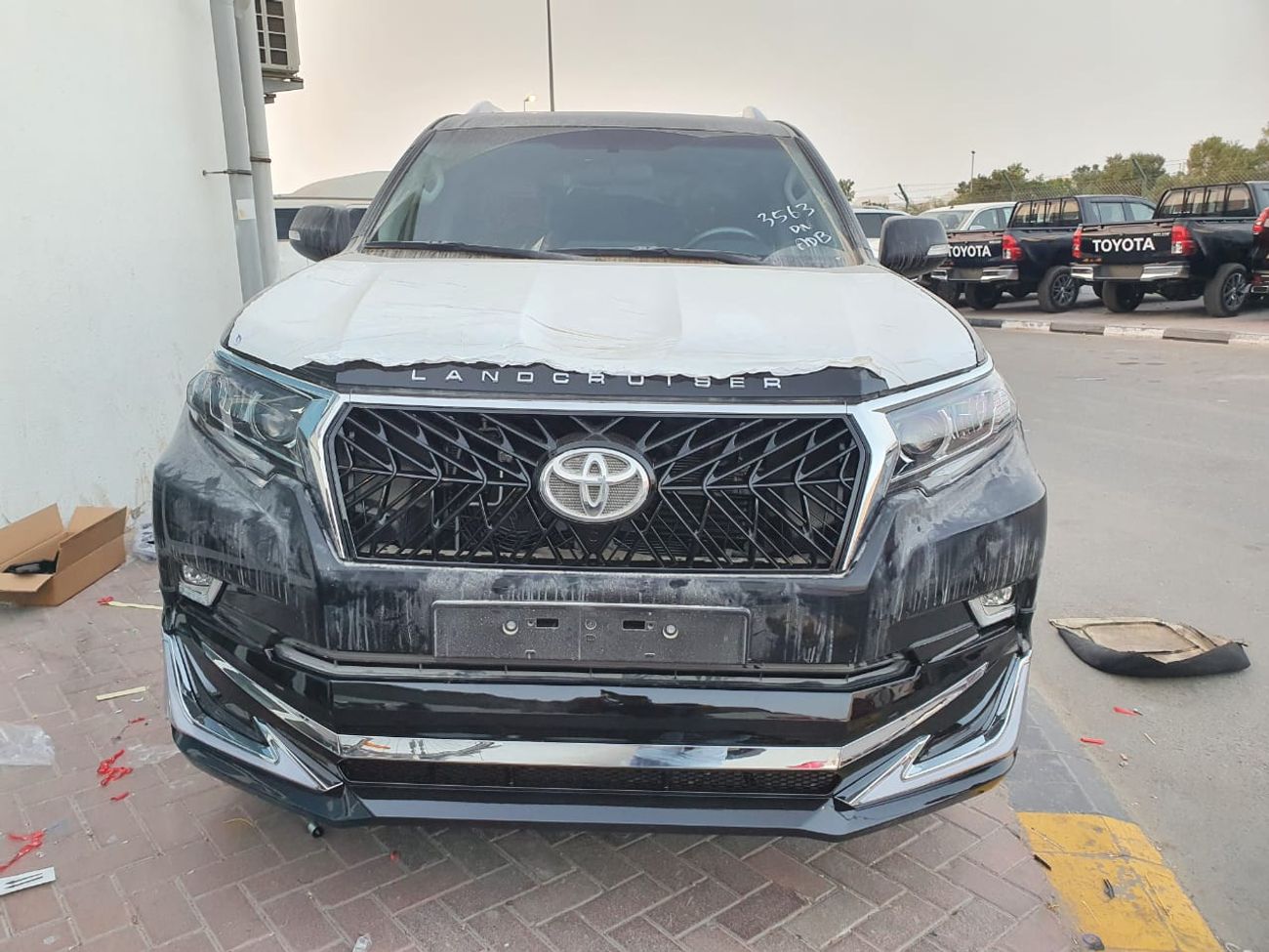 New Toyota Prado 4.0L Petrol, RED INTERIOR, 18" Rims, LED Headlights ...