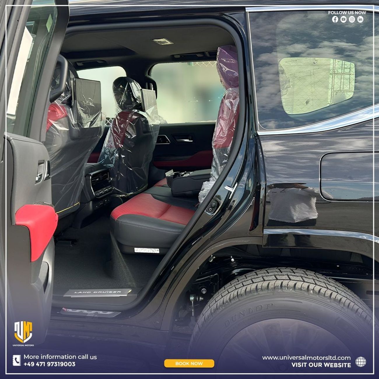 جديدة تويوتا لاند كروزر TOYOTA LAND CRUISER ZX HIGH-VX-R V6G 3.5L ZX HIGH 10AT-RADAR-2025 2025 ...