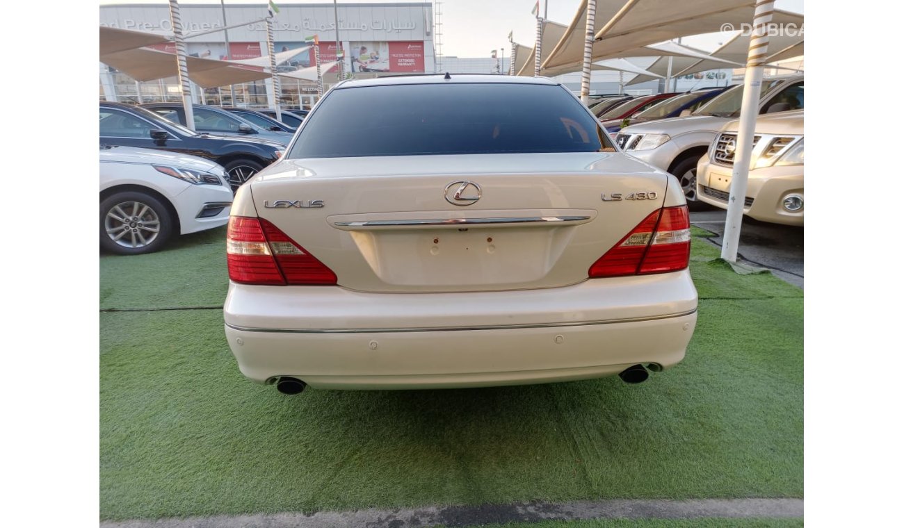 Used Lexus LS 430 American import white color inside beige 1/2 ultra ...