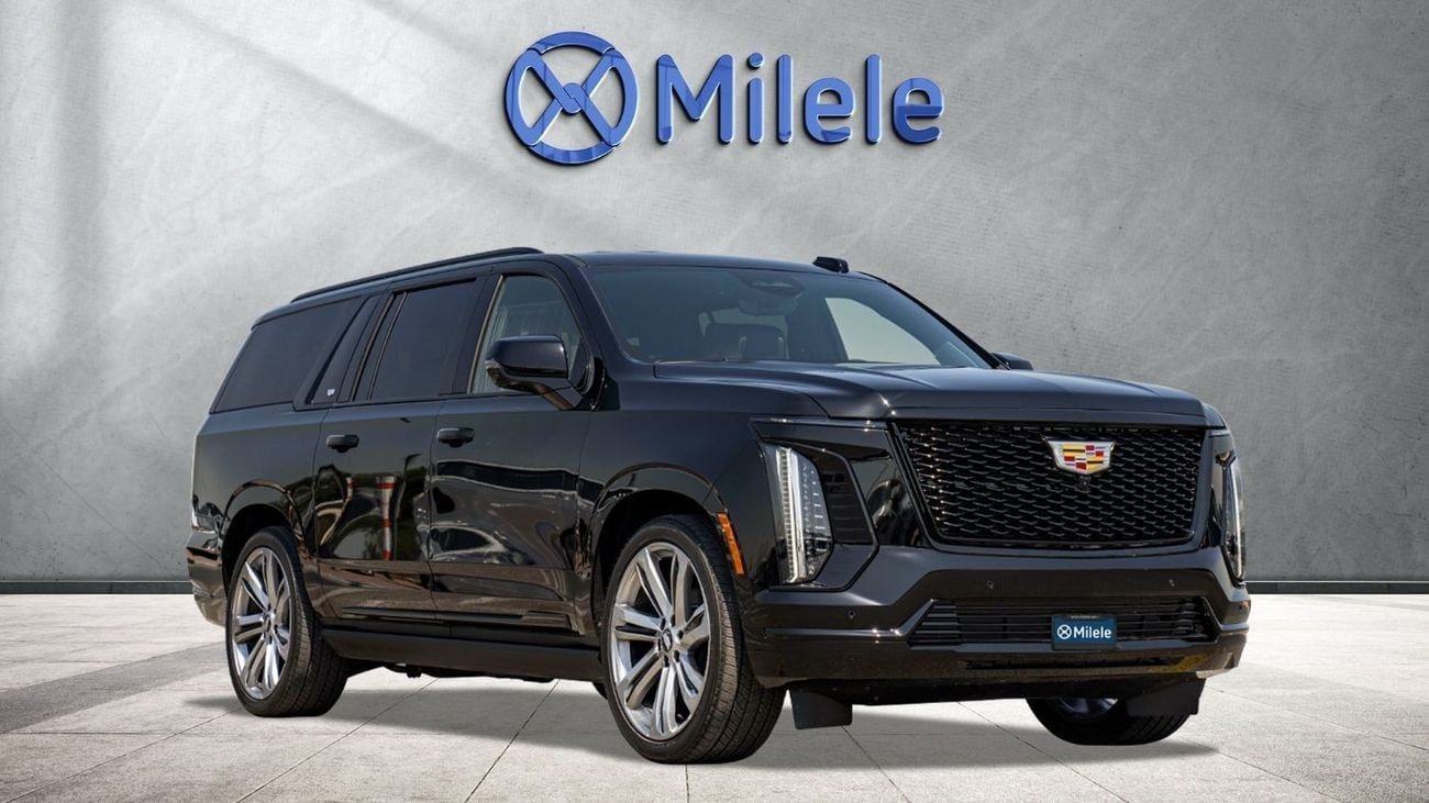 New Cadillac Escalade SPORTS PLATINUM ESV 6.2L PETROL – BLACK: 360 CAM ...