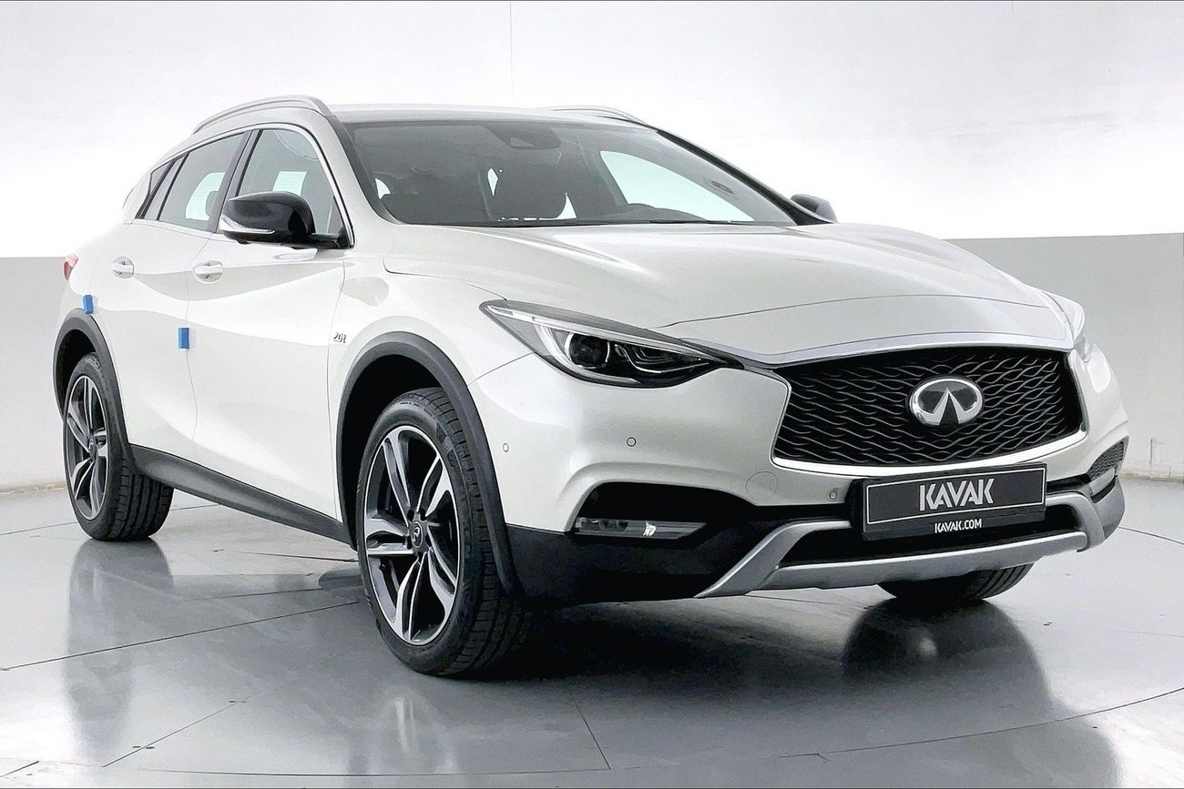 Used Infiniti QX30 Luxe | 1 year free warranty | 0 Down Payment 2018 for sale in Dubai - 741149