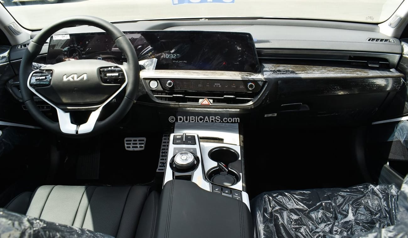 New KIA K8 - V6 3.5L PETROL - FULL OPTION - 2023 - BLACK 2023 for sale in Dubai - 619334