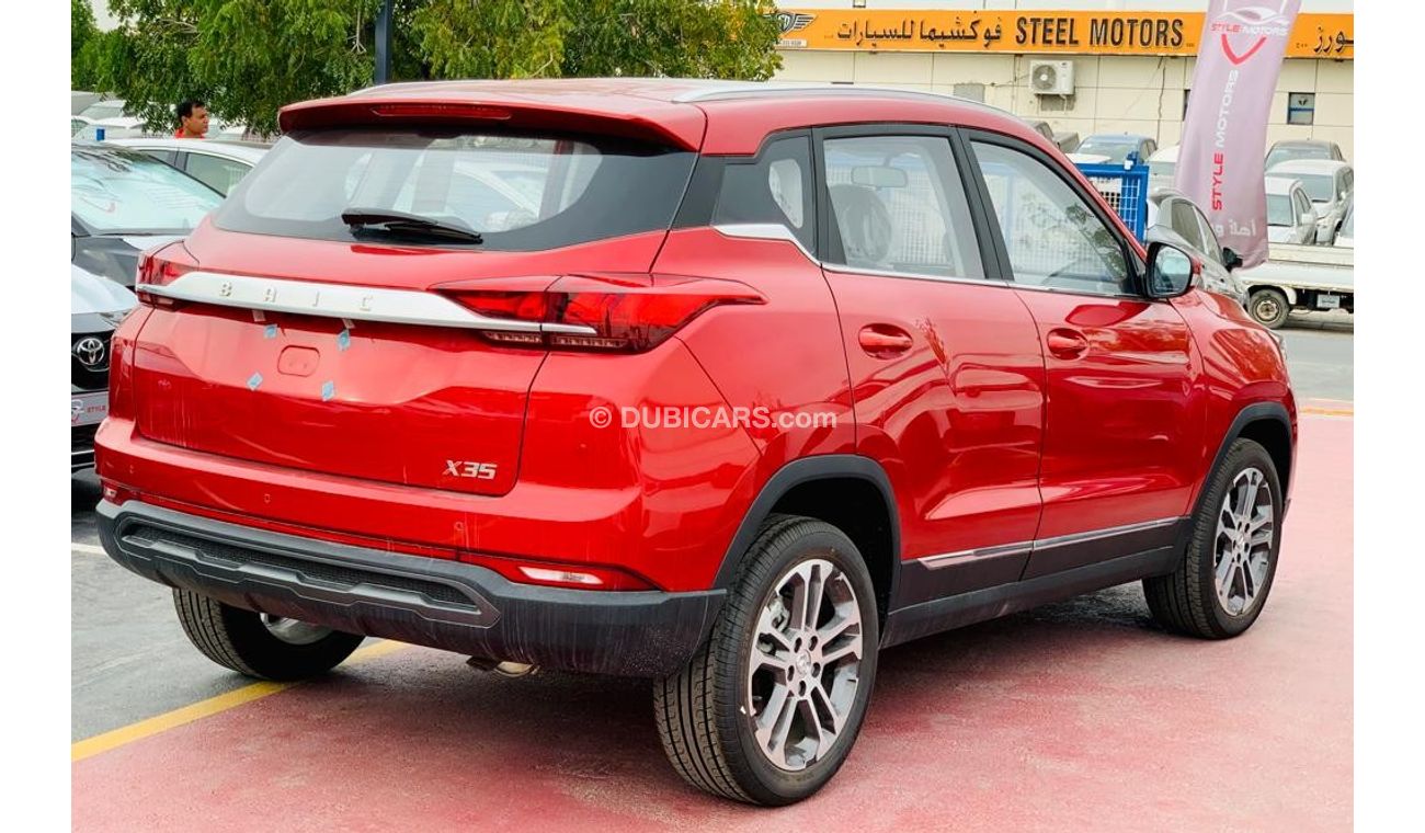 New BRAND NEW BAIC X35 SUV RED COLOR PANORAMIC SUNROOF GRAY LEATHER SEATS INTERRIOR FULL OPTION ...