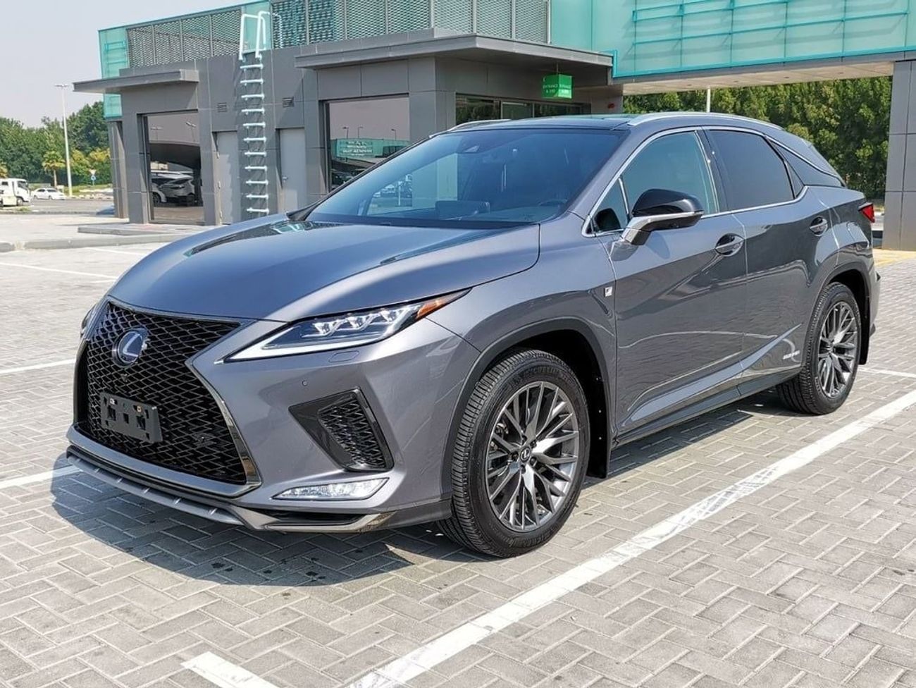 Used F Sport Lexus RX450h Hybrid ( F-Sport ) - 2022 - Grey 2022 for sale in Sharjah - 717257