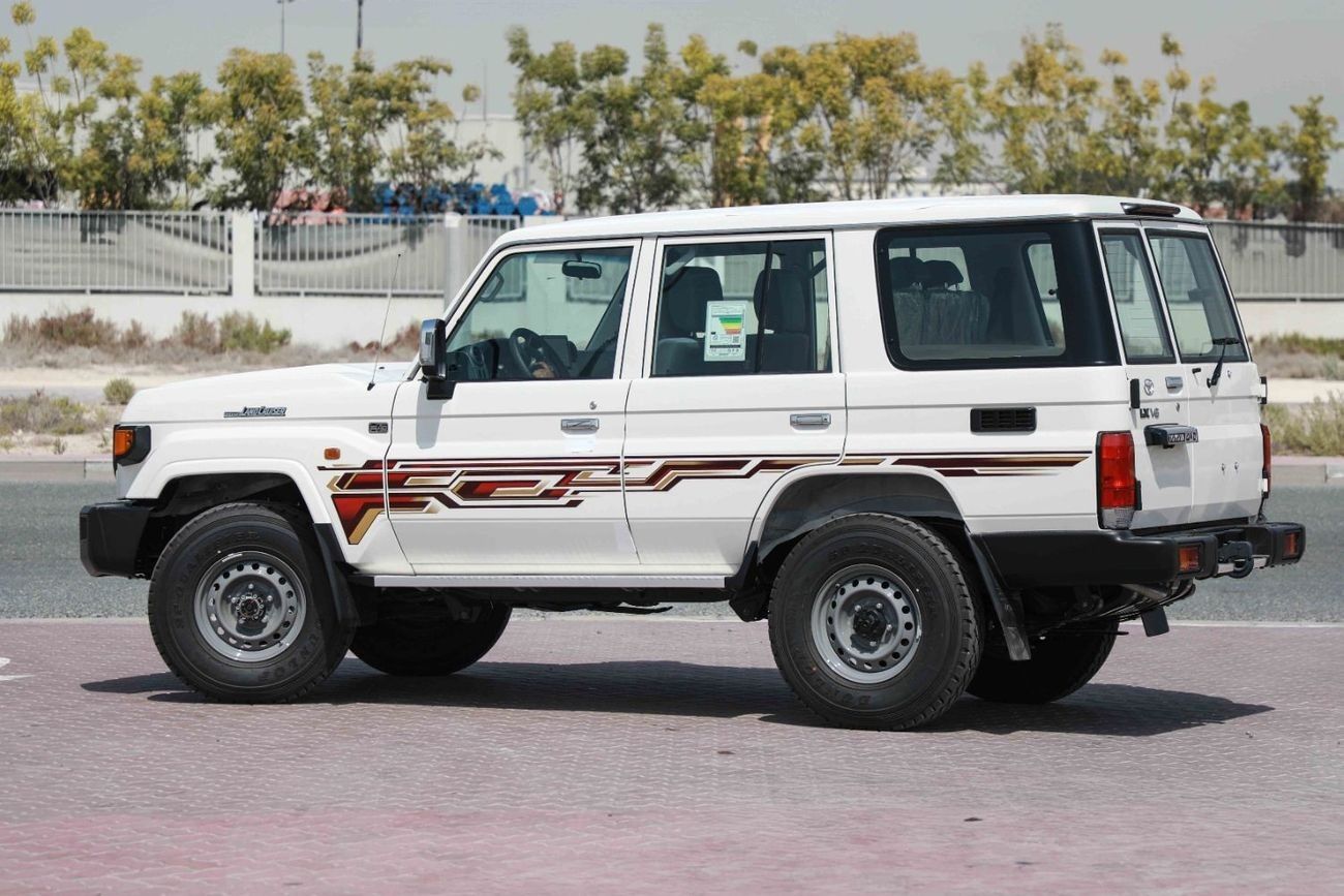 New Toyota Land Cruiser Hard Top 2025 TOYOTA LC76 HARDTOP LX B 4.0 - WHITE inside BLUISH GREY ...