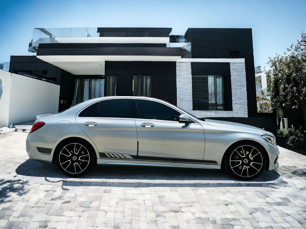 Used Mercedes-Benz C 200 AMG Pack AED 1,430 PM | MERCEDES-BENZ | C200 ...