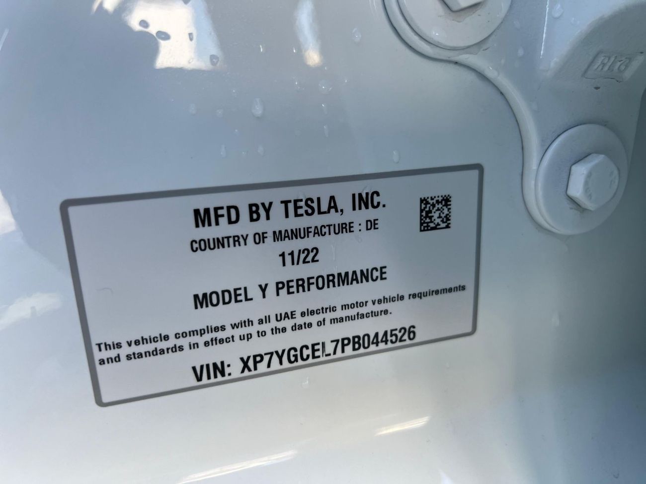 Used Tesla Model Y Performance Auto Pilot 2023 GCC Under Warranty 2023 ...