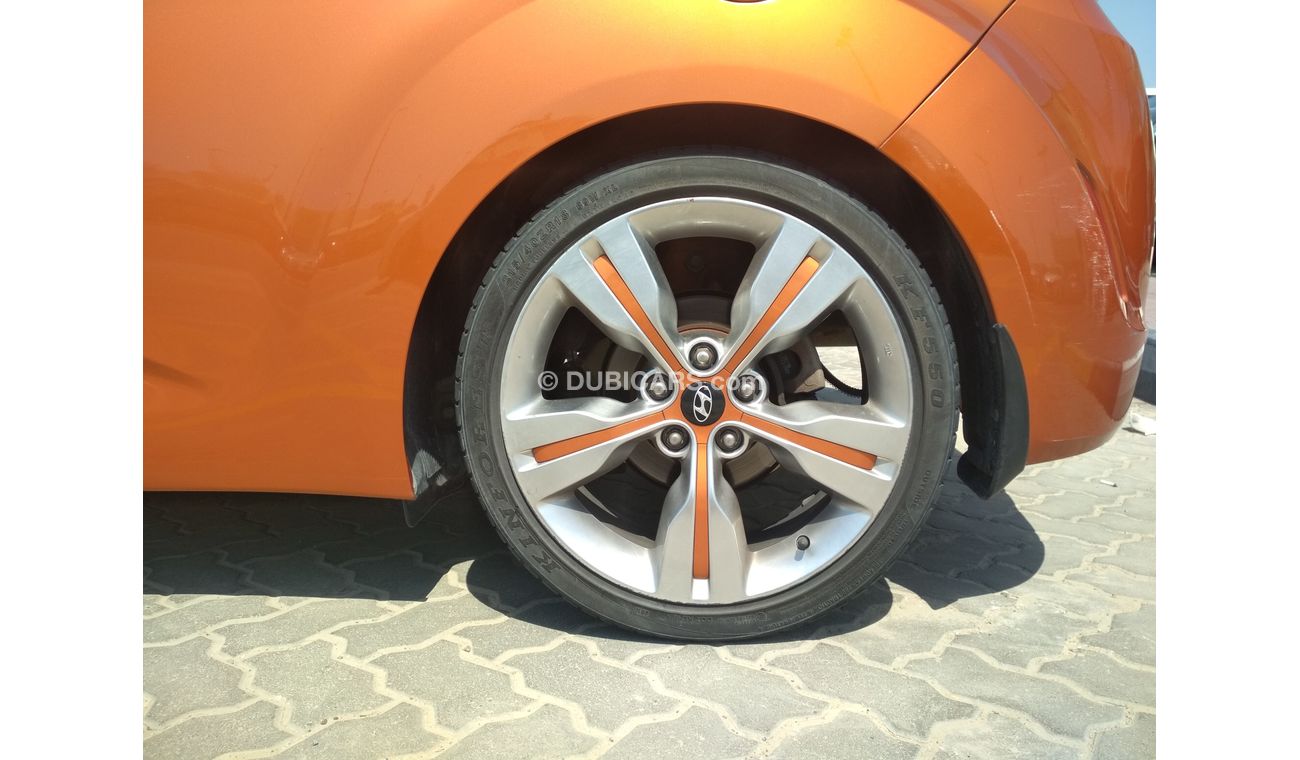 Used Hyundai Veloster ORANGE 2015 GCC PANORAMA NO REPAINT NO ACCIDENT ...