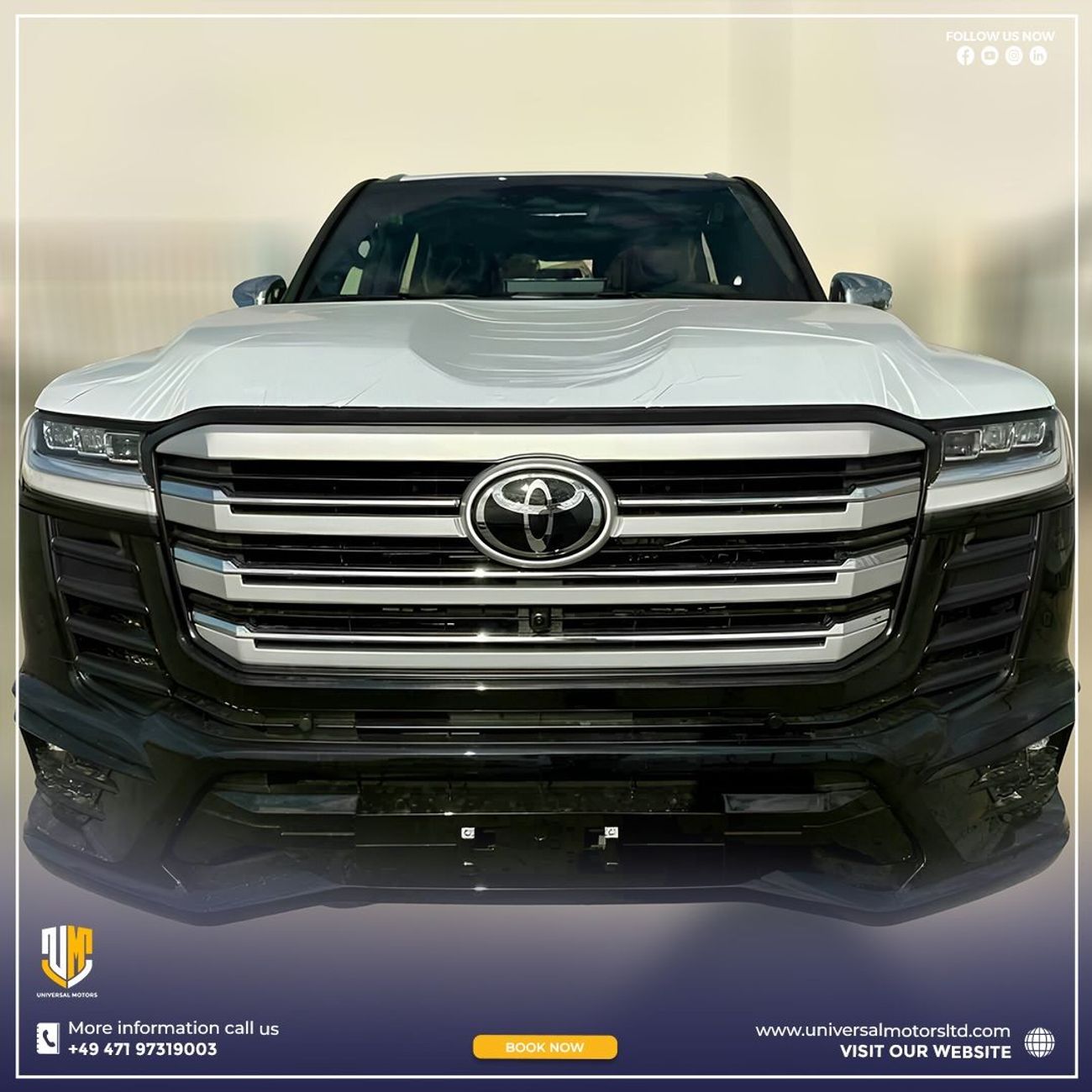 جديدة تويوتا لاند كروزر TOYOTA LAND CRUISER ZX HIGH-VX-R V6G 3.5L ZX HIGH 10AT-RADAR-2025 2025 ...