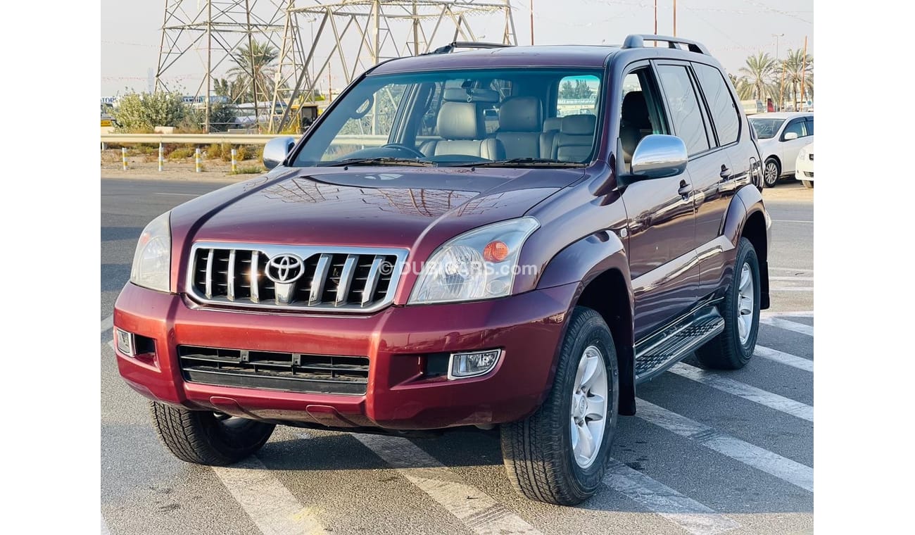 Used TOYOTA PRADO DIESEL ENGINE RIGHT HAND DRIVE RED COLOUR FULL OPTION ...