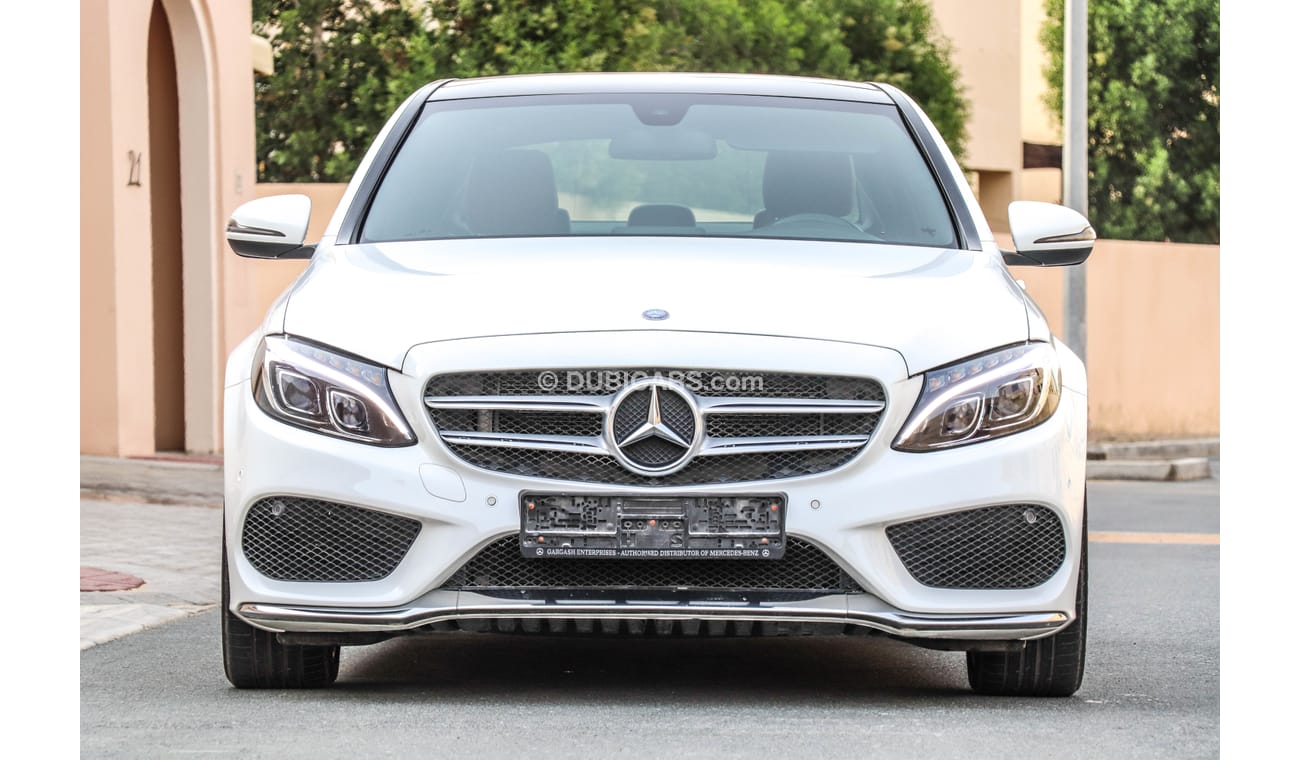 Used Mercedes-Benz C 200 AMG 2016 GCC under Warranty with Zero ...