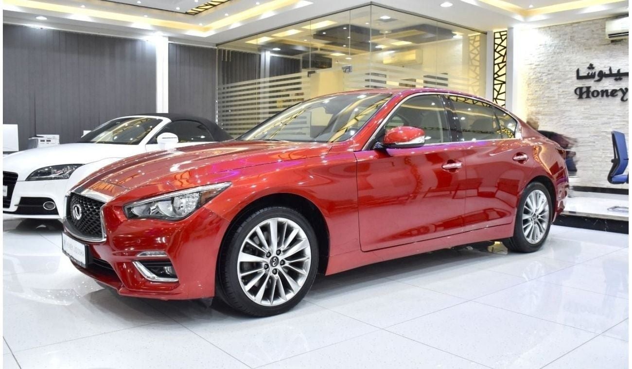 Used EXCELLENT DEAL for our Infiniti Q50 2.0t ( 2018 Model ) in Red ...
