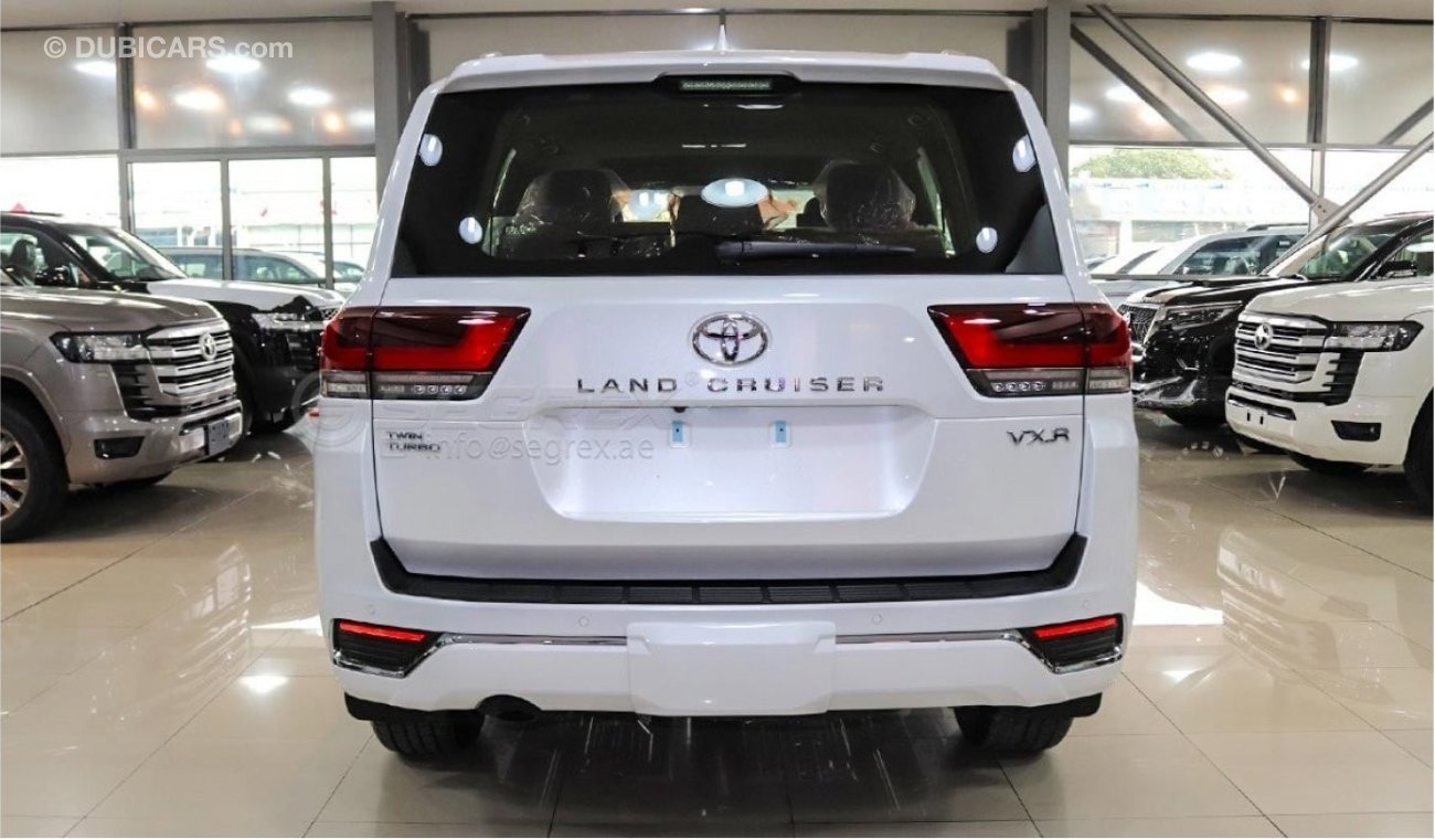 New Toyota Land Cruiser 2023 Toyota LC 300 3.5L VXR White inside red ...