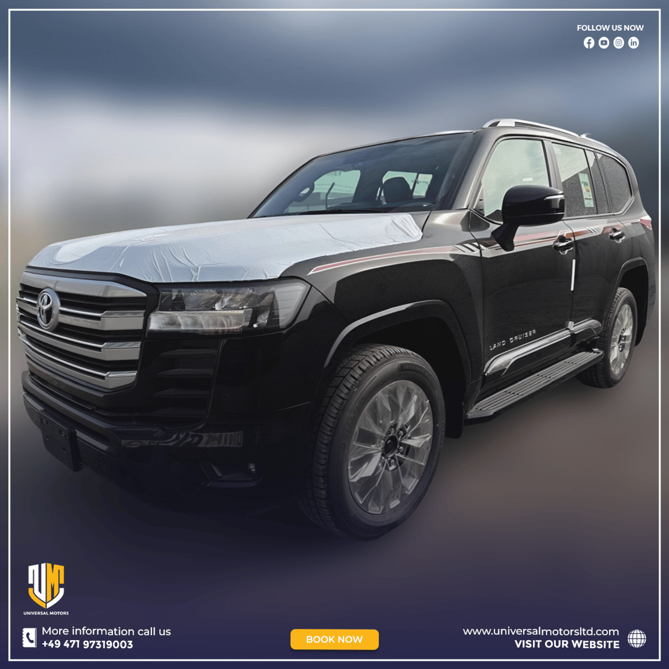 New TOYOTA LAND CRUISER AX MID DIESEL-LC300 GX-R V6D 3.3L 10AT-2025 2025 for sale in Dubai - 862419