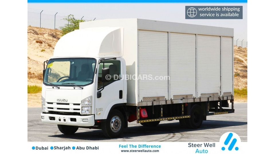 Used Isuzu NPR Long Chassis Shutter Box Water Body | Excellent ...
