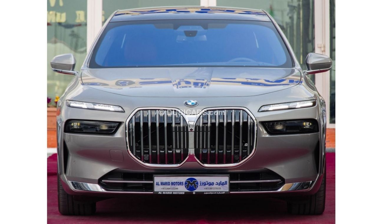 New BMW 735 735i new face left 2023 with theater screen titanium color ...