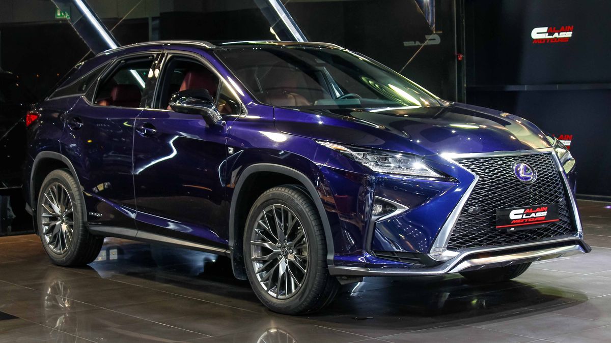 Lexus RX 450 Hybrid F sport for sale: AED 215,000. Blue, 2016