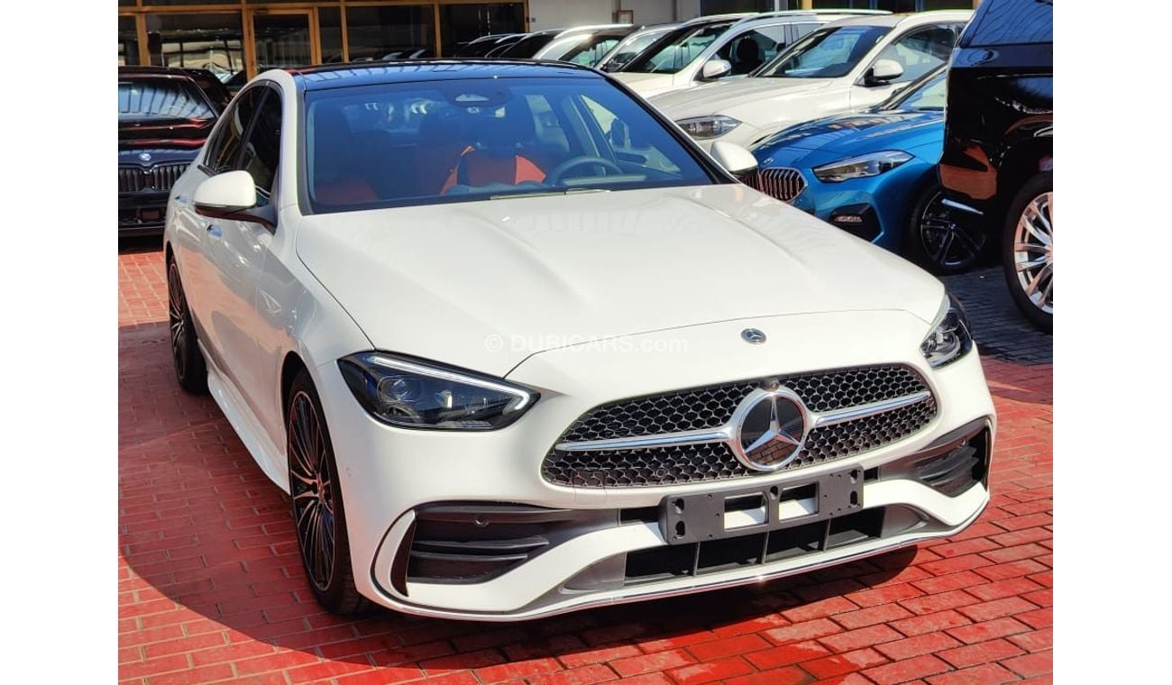 New Mercedes-Benz C200 AMG Under Warranty 2023 GCC 2023 for sale in Dubai - 566098