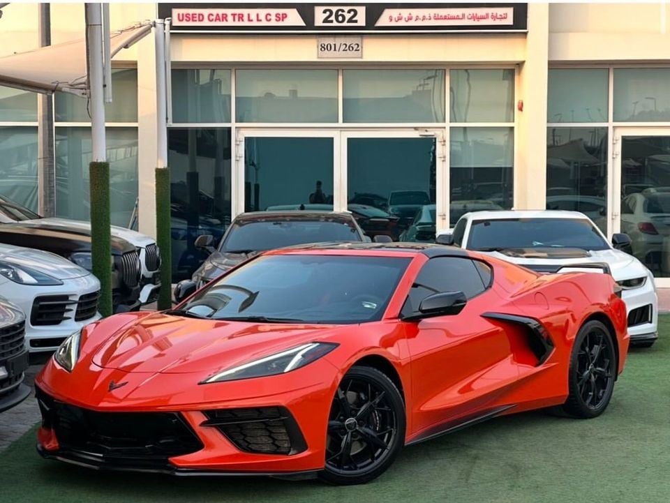 Used 3LT 6.2L (490 HP) Coupe ‏CHEVROLET CORVETTE C8 3LT 2021 ‏Perfect ...
