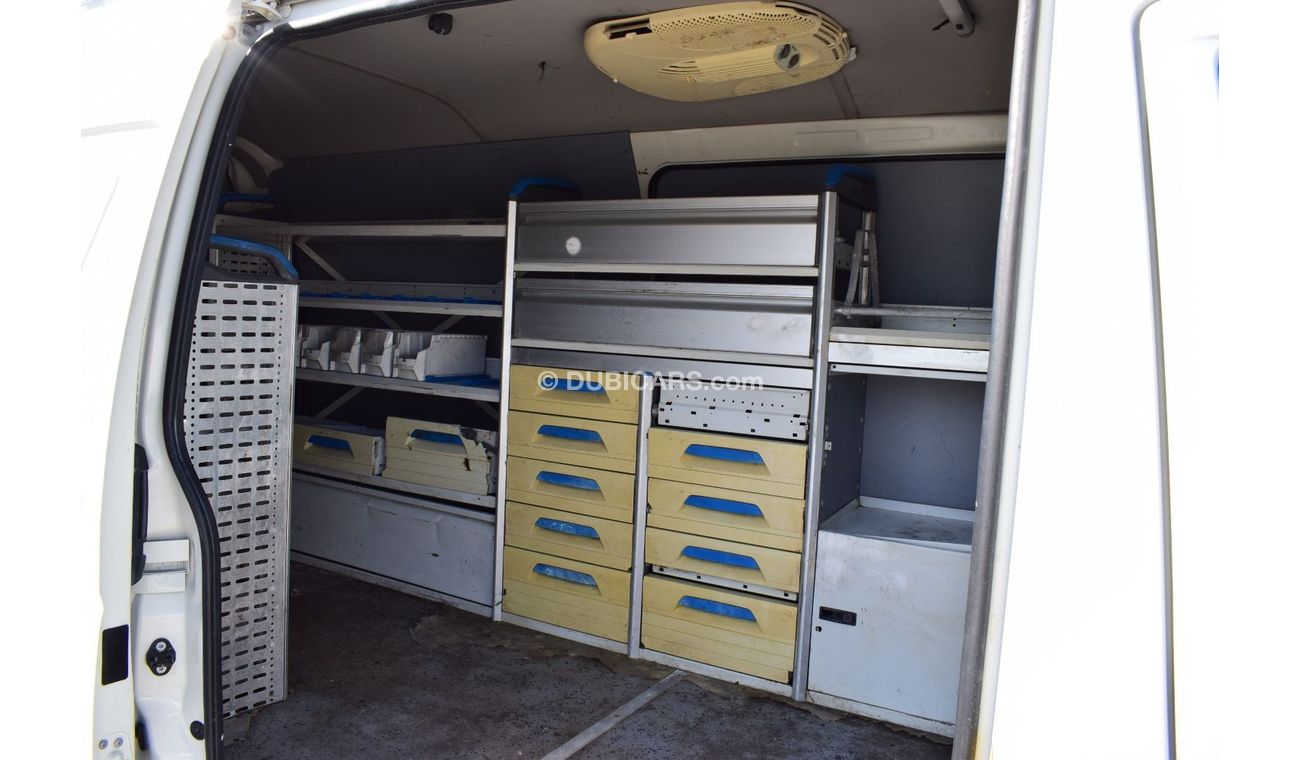 Used GL - High Roof LWB Toyota Hiace Highroof Sortimo Top System Service Van, Model:2013 ...