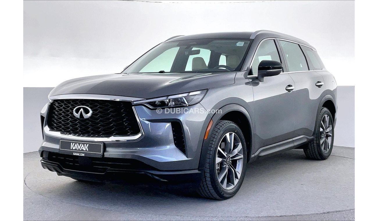 Used Infiniti QX60 Luxe | 1 year free warranty | 0 Down Payment 2023 for sale in Dubai - 804505