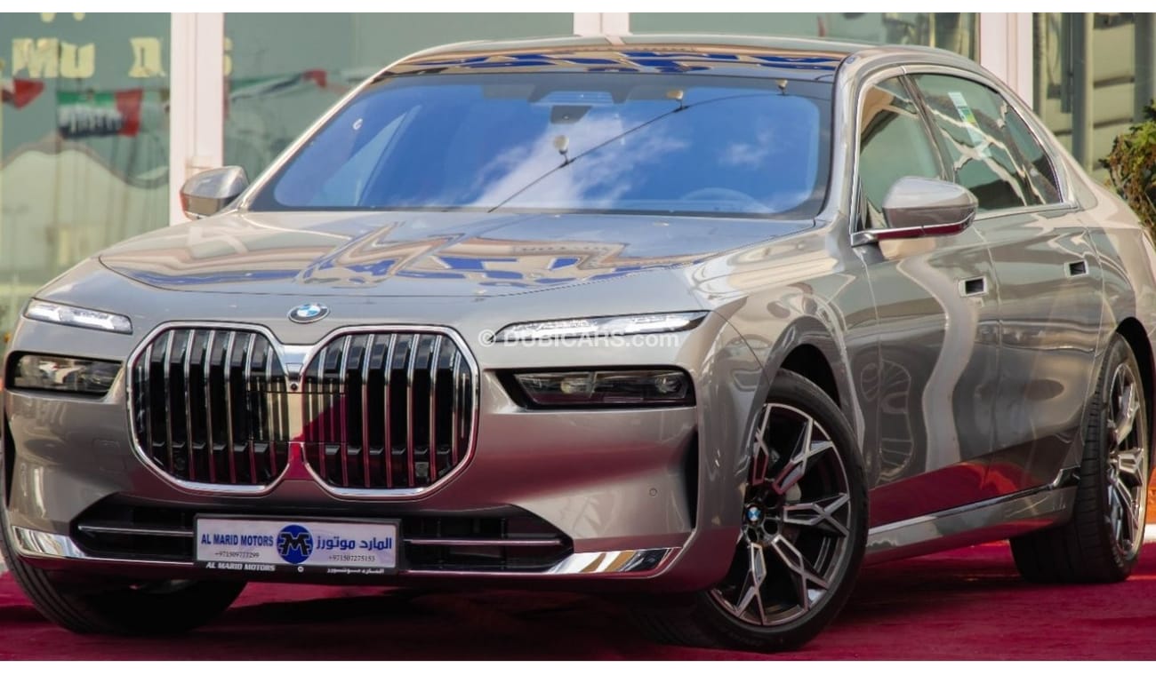 New BMW 735 735i new face left 2023 with theater screen titanium color ...