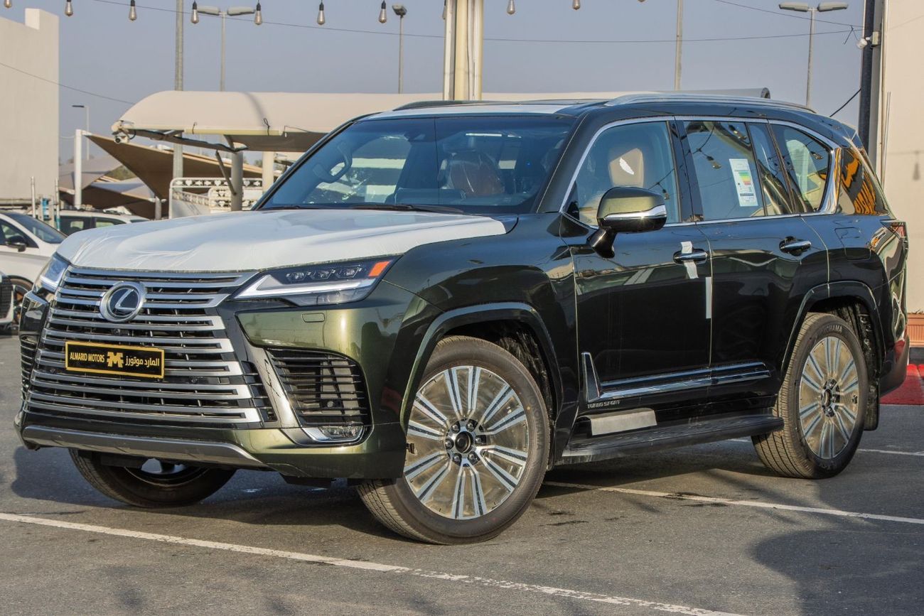 New (FOR EXPORT) NEW 2024 LEXUS LX600 TURBOSPORT 0 KM - GREEN / TAN ...
