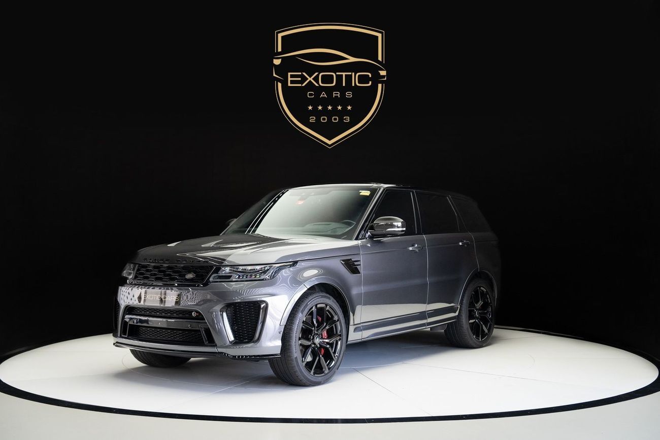 Used Land Rover Range Rover Sport SVR 5.0L (550 HP) 2018 for sale in ...