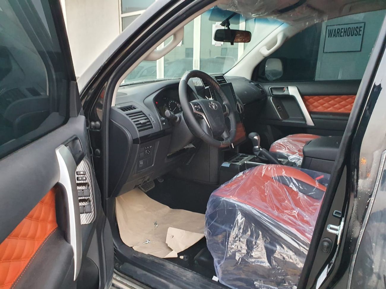 New Toyota Prado 4.0L Petrol, RED INTERIOR, 18" Rims, LED Headlights ...