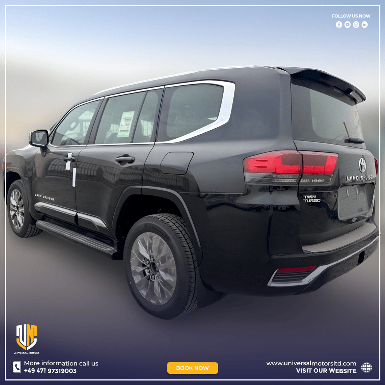 New TOYOTA LAND CRUISER VX -LC300 GASOLINE V6G 3.5L 10AT-RADAR-2025 2025 for sale in Dubai - 862394