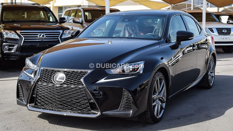 Lexus IS 300 FSport for sale: AED 115,000. Black, 2018