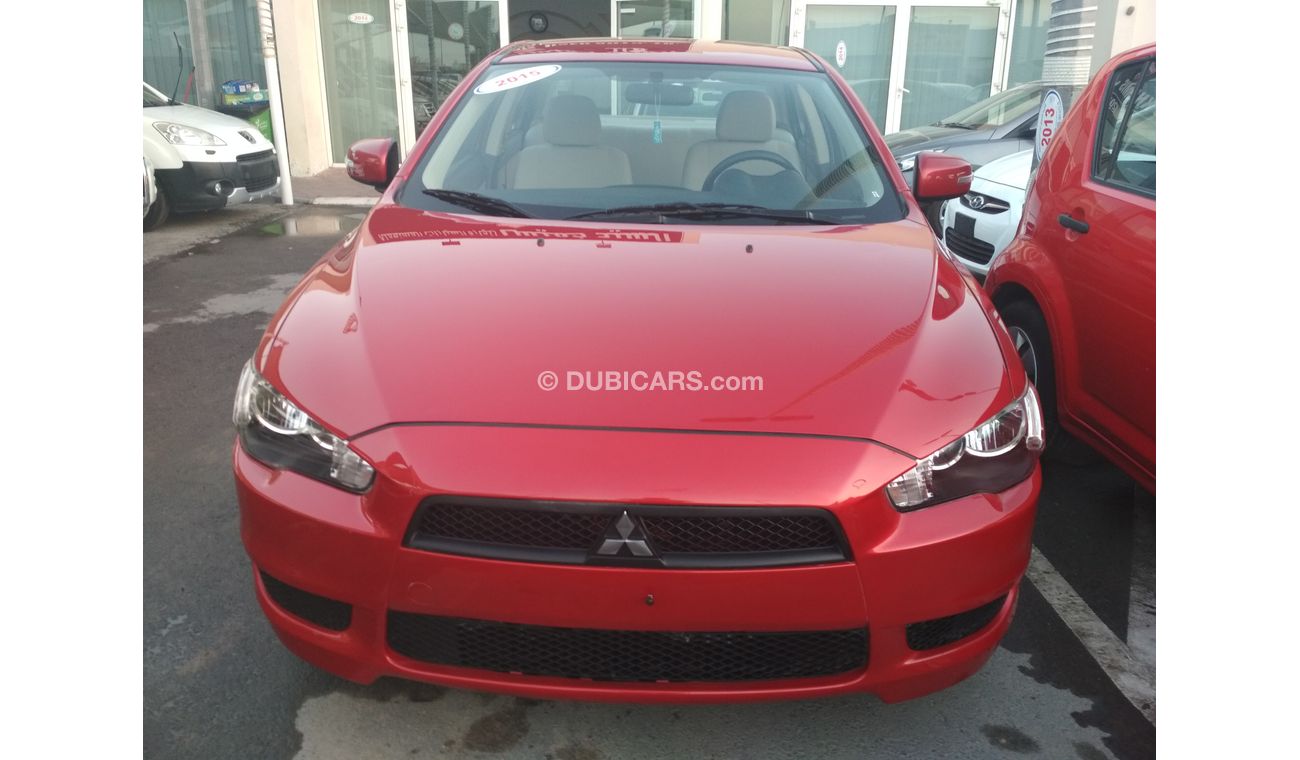 Used Mitsubishi Lancer RED 2015 GCC NO PAIN NO ACCIDENT PERFECT 2015 ...