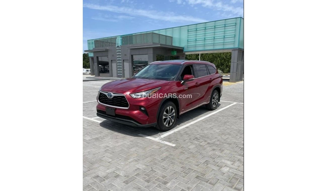 Used TOYOTA HIGHLANDER XLE HYBRID 2021- RED 2021 for sale in Sharjah ...