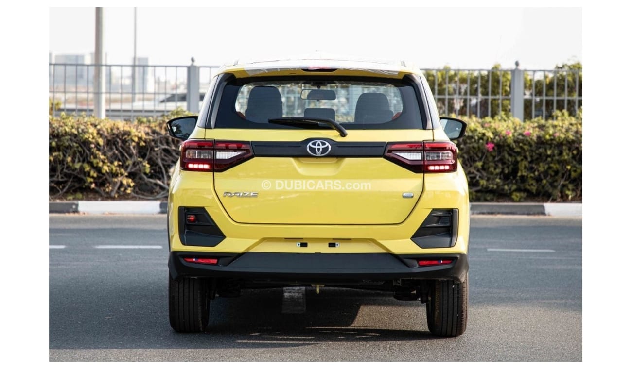New 2023 Toyota Raize 1.0Turbo E P A/T - Yellow inside black 2023 for ...