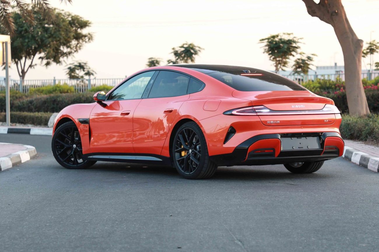 جديدة اكزيومي SU7 2024 XIAOMI SU7 MAX - Orange inside Grey 2024 للبيع في دبي - 791393