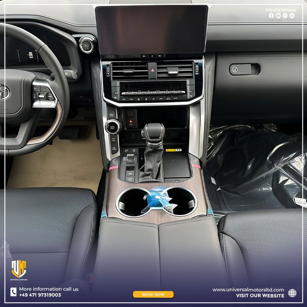 جديدة تويوتا لاند كروزر Toyota Land Cruiser Ax Mid (A) Diesel-LC300 GX-R V6D 3.3L (ACC) 10AT ...