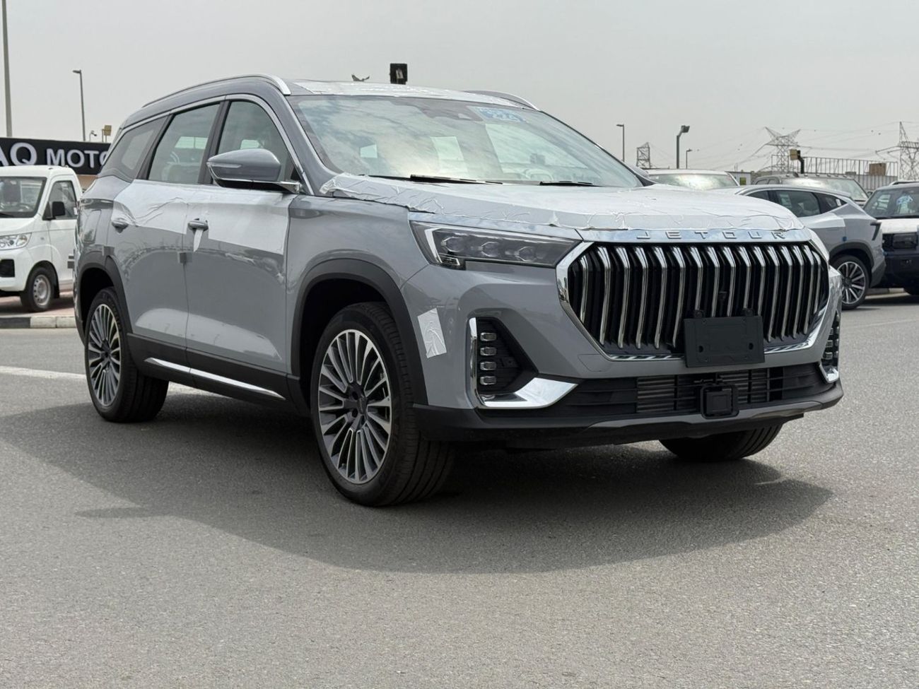 جديدة جيتور X90 بلس Jetour X90PLUS 2.0T LUX 7 SEATS - Vertical Grille -TECHNOLOGY GREY WHITE ...