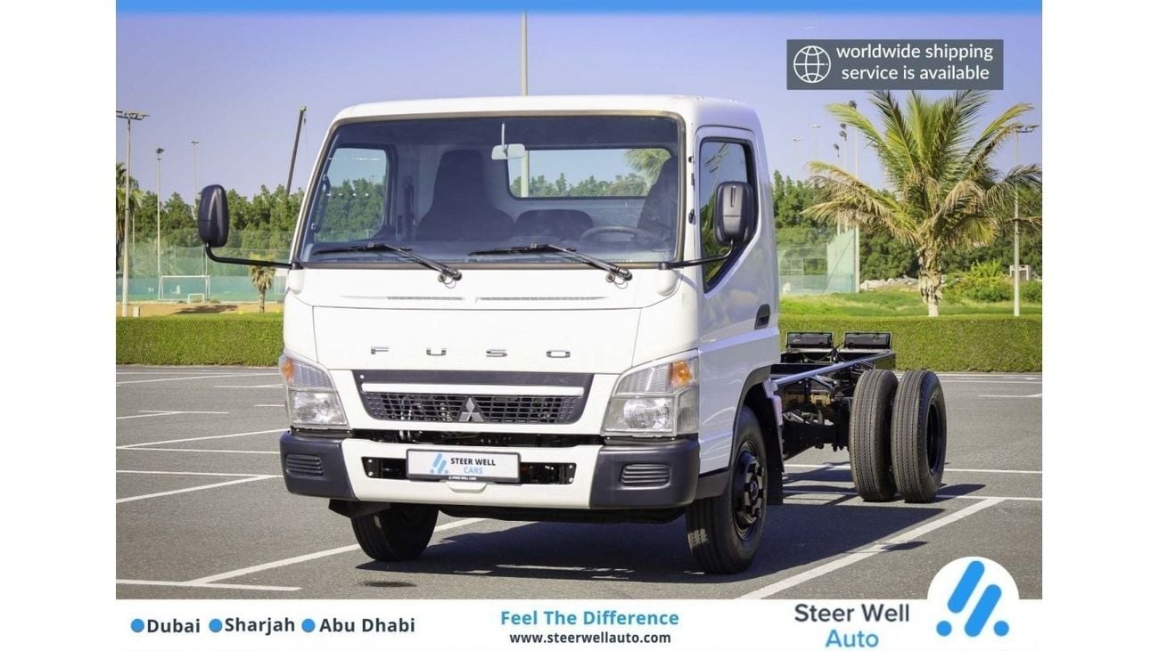 New Mitsubishi Fuso Canter Fuso Wide Cab Chassis Truck Diesel 5 Speed M/T - Power Steering ...