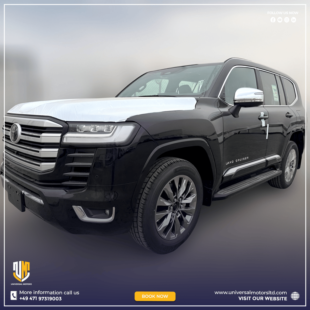 New TOYOTA LAND CRUISER VX -LC300 GASOLINE V6G 3.5L 10AT-RADAR-2025 2025 for sale in Dubai - 862394