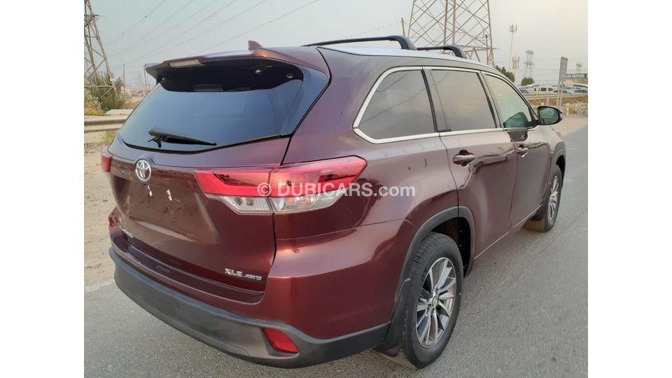 Used 2018 TOYOTA HIGHLANDER XLE AWD MAROON 6Cylinder 3.5L Engine 31632 ...