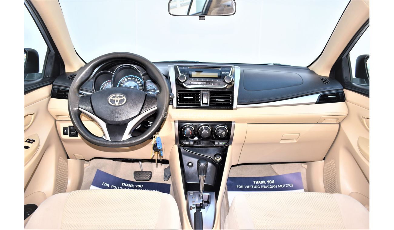 مستعملة تويوتا يارس AED 860 PM | 1.5L SE GCC WARRANTY 2017 للبيع في دبي - 558218