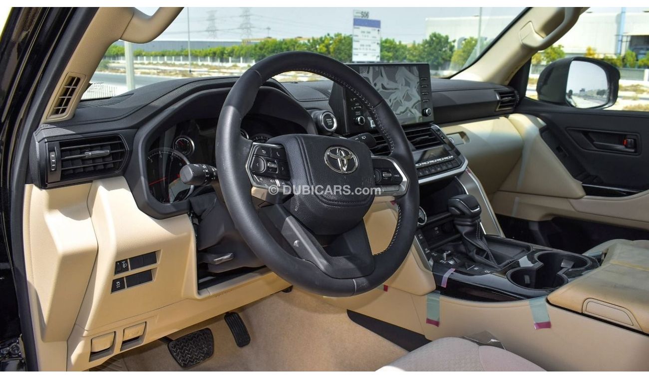 New Toyota Land Cruiser 2023 Toyota LC300 3.5 TT GXR 18" AL P AT - Black inside Beige 2023 for ...