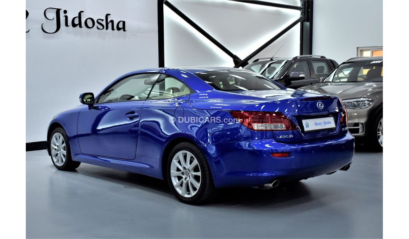مستعملة لكزس IS 300 EXCELLENT DEAL for our Lexus IS 300C ( 2013 Model ...