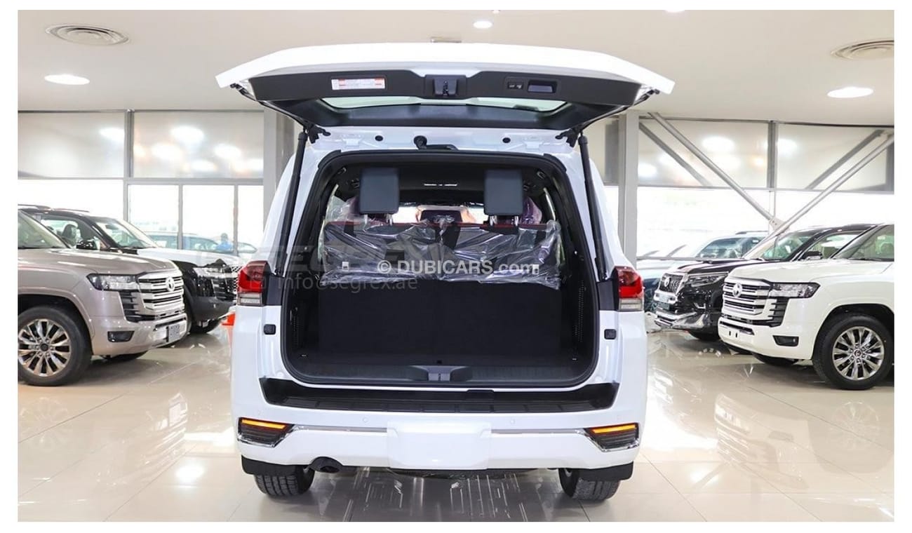New Toyota Land Cruiser 2023 Toyota LC 300 3.5L VXR White inside red ...