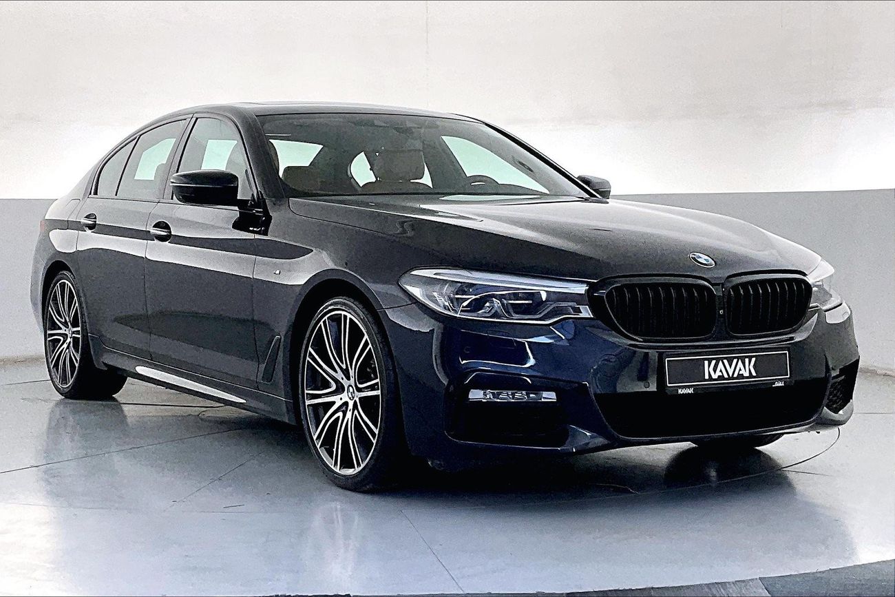 Used BMW 540i M Sport| 1 year free warranty | Exclusive Eid offer 2018 for sale in Dubai - 716806