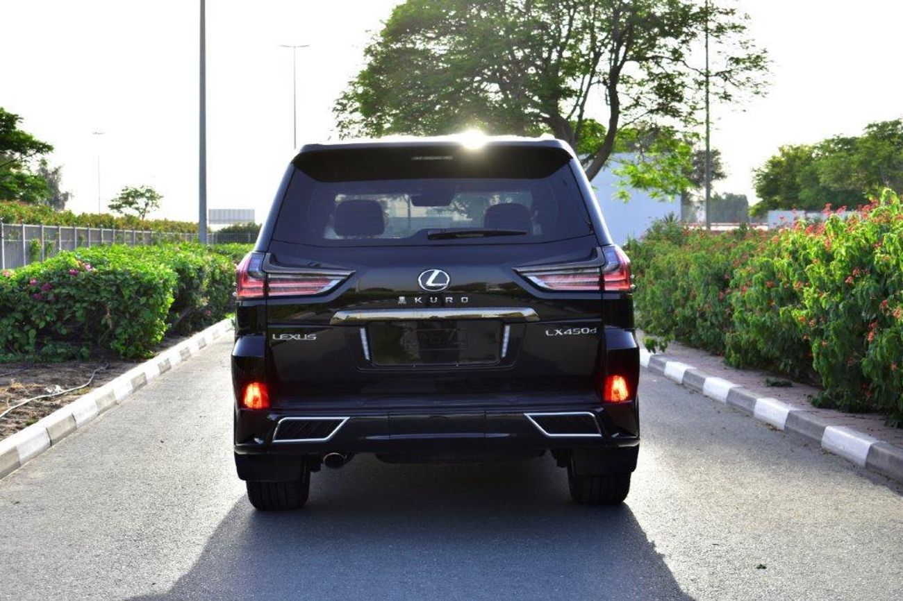New Lexus LX 450 D V8 4.5L TURBO DIESEL AUTOMATIC BLACK EDITION 2020 ...