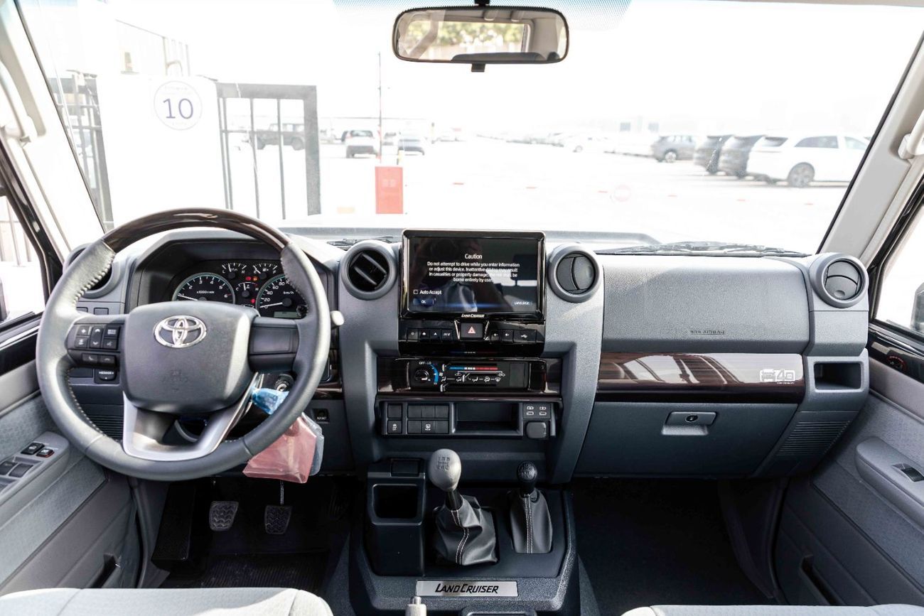 New Toyota Land Cruiser LC76 Hardtop LX 4.0L - Manual - Attitude Black Inside Bluish Grey ...