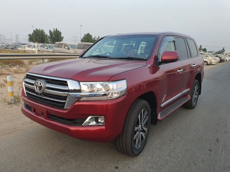 Used Toyota Land Cruiser DIESEL 4.5L RIGHT HAND DRIVE Maroon 2019 2019 ...