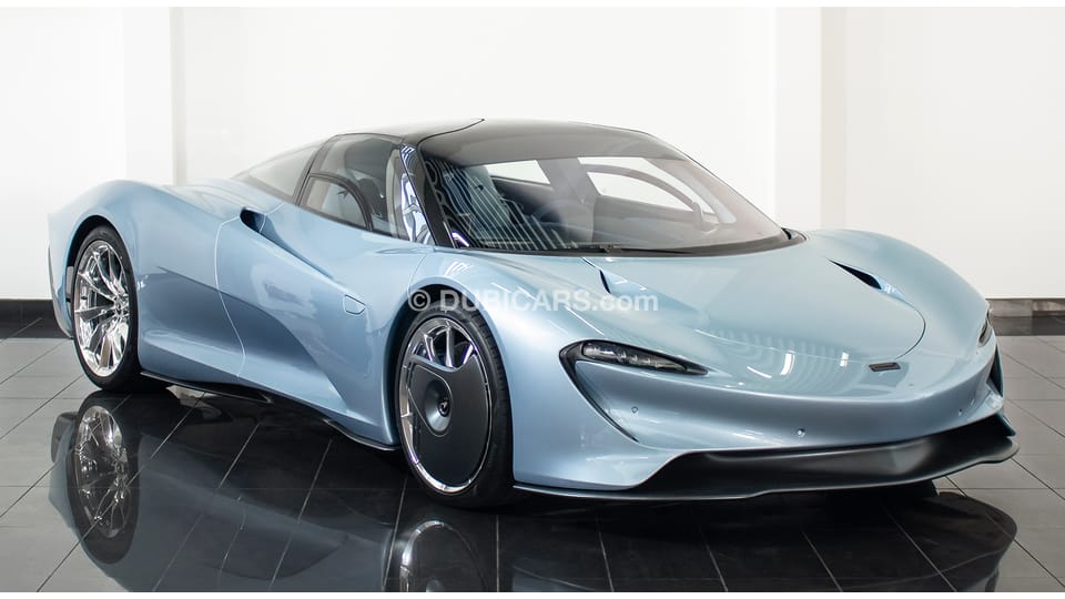 McLaren Speedtail for sale: AED 14,860,000. Blue, 2020