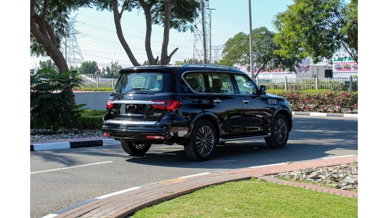 New Black Edition 8 INFINITI QX80 LUXURY GCC WARRANTY 2022 for sale in Dubai - 704880